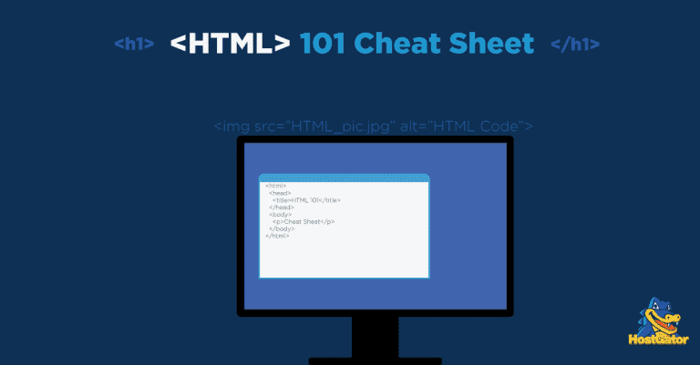 HTML 101: Master Website Management With This HTML Cheat Sheet - HostGator