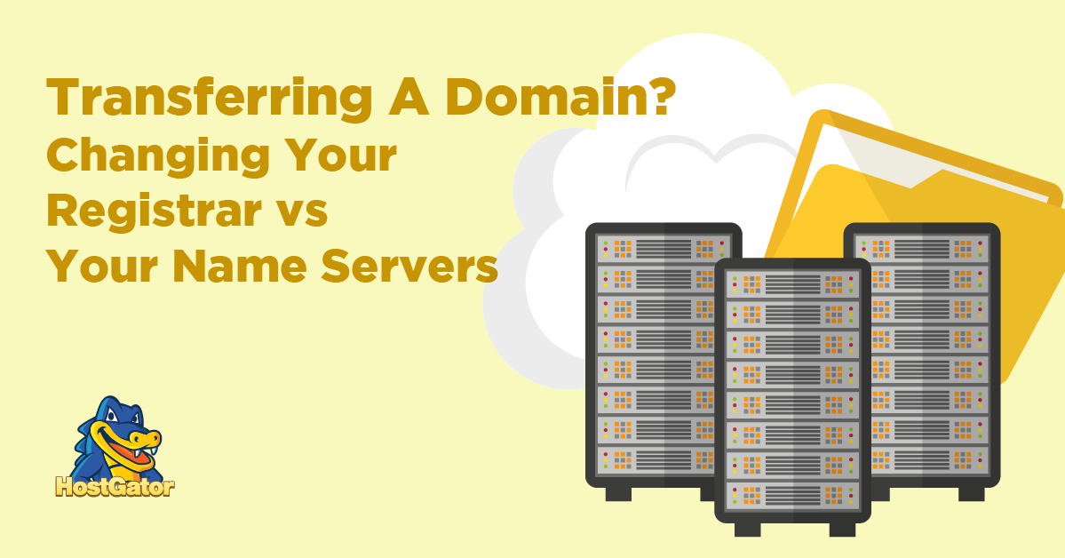 How To Change Name Servers Transfer Domains HostGator