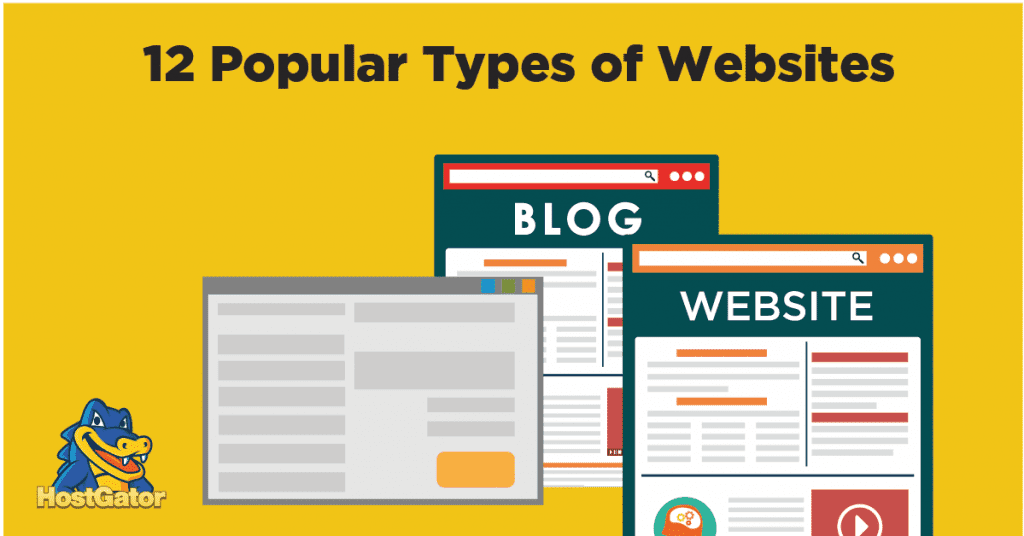 12 Popular Types of Websites You Can Create - HostGator